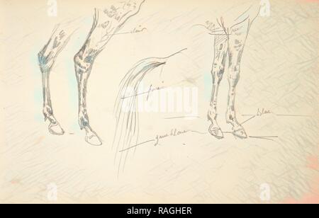 Sketchbook Carle Vernet, 1758-1836, pencil, ink, watercolor, studies of ...