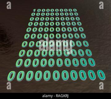 A Googol, illustration. A googol is 10 raised to the power of 100, that ...