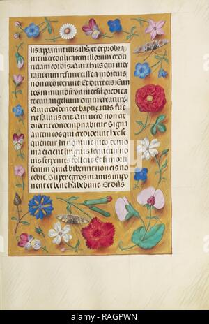 Decorated Text Page, Ghent, Belgium, about 1510 - 1520, Tempera colors ...