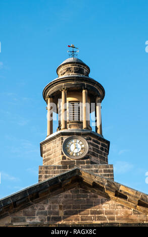 The clock tower on Lancaster Town Hall Stock Photo - Alamy
