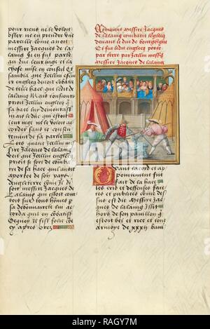 Jacques de Lalaing Defeating an English Esquire before the Duke of ...