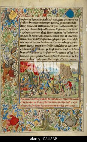 Gillion Slaying King Ysore and Freeing the Sultan, 1464. Additional ...