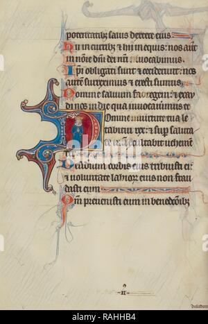 Initial D: God Crowning David; Bute Psalter, text and illumination ...