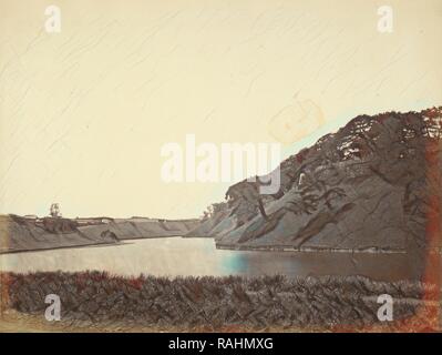 View of the Moat at Edo Castle. Felice Beato (English, born Italy, 1832 ...