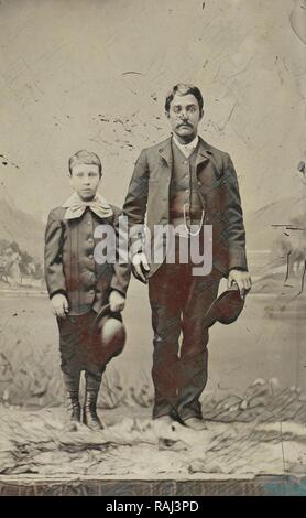 Portrait of a boy, Anonymous, 1870 - 1900 Photograph. visit card This ...