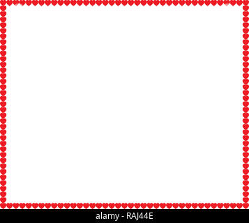 Abstract love background full of hearts. Valentine s day frame for card ...