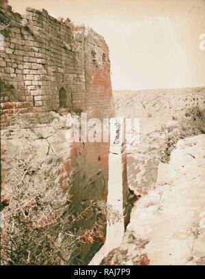 Syria, Sahyun Castle, Castle of Saladin, from the Trench Surrounding ...