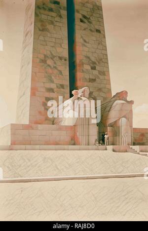 Egypt. Ismailia. The War Monument south of Ismailia Lake. Entrance ...
