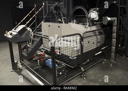 An F-35 flight simulator sits dormant Stock Photo - Alamy