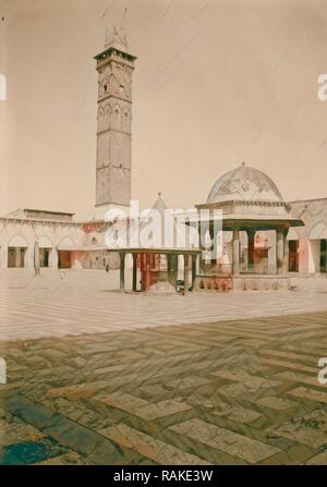 Aleppo (Haleb) and environs. Court of the Great Mosque Stock Photo - Alamy