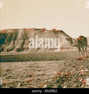 Tell Faraa. Israel. 1925, Israel. Reimagined by Gibon. Classic art with ...