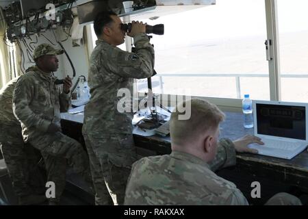 A Stryker gunner of Company B, 1st Battalion, 38th Infantry Regiment ...