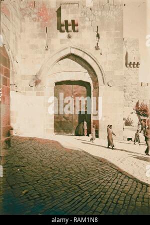 Jerusalem. Jaffa Gate. Needle's eye. Matt. 1924. 1950, Jerusalem ...