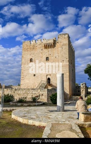 Kreuzfahrerburg Kolossi, Limassol, Zypern Stock Photo - Alamy