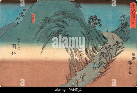 Okabe, Ando [Between 1848 and 1854], 1 Print: Woodcut, Color, 18.4 X 25 ...