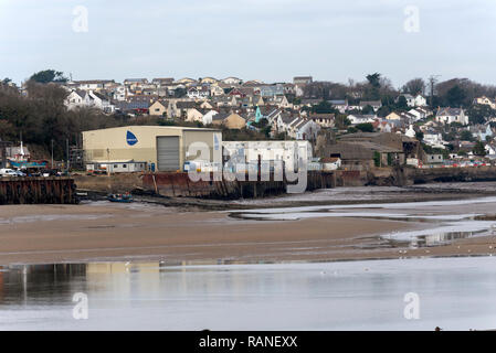 The Babcock international Group Marine Division shipyard on the River ...