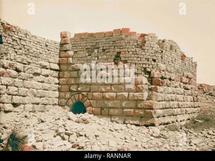 Athlit. Various including excavations, ruins from the beach, butress [i ...