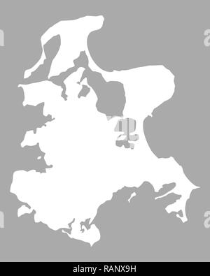Map of Ruegen Stock Photo - Alamy