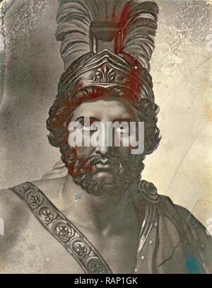 Portrait painting of Leonidas, King of Sparta, Eduard Isaac Asser ...