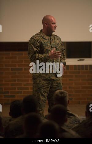 U.S. Marine Sgt. Maj. Theodore G. Ingram III, the outgoing sergeant ...