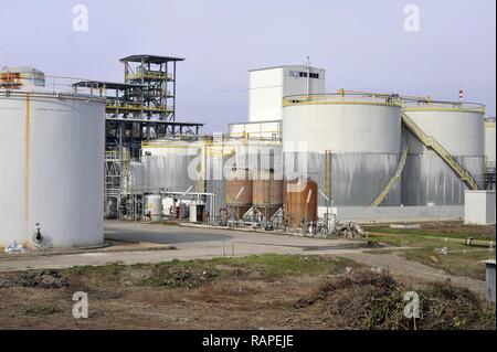 Oxem refinery in Mezzana Bigli (Pavia, Italy), production of biodiesel ...