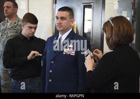 Family members pin new rank on Brig. Gen. David B. Lyons, 12th Air ...
