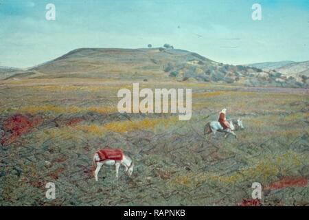 Northward from Jerusalem Dothan, the Tel (Mound). Gen. 3717. 1950, West ...