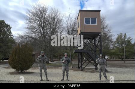 Staff Sgt. Jennifer Marchese, a 108th security forces squadron member ...
