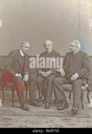 Portrait of Jacques van Braam, Chris van Braam and Willem H. van Braam ...