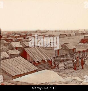 Winter quarters of the rebel army, at Manassas, Virginia, 1862. Civil ...