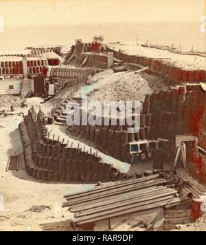 Interior of Fort Sumpter (i.e. Sumter), S.C., looking south-east. Fort ...