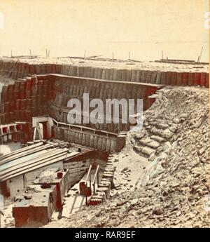 Interior of Fort Sumpter (i.e. Sumter), S.C., looking south-east. Fort ...