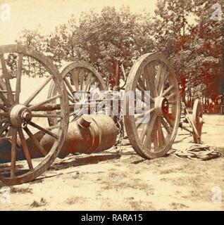 Same gun, as shown in no. 1020, with magazine traverse , Side view of ...