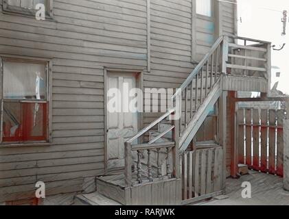 Paterson, New Jersey - Textiles. Former silk workers. Rear Tenement off ...