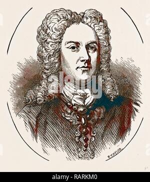THE DUKE OF CHANDOS, UK, engraving 1881 - 1884 Stock Photo - Alamy