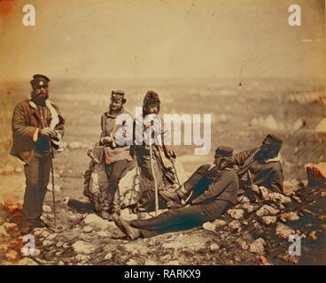 Officers of the 89th Regiment at Cathcarts Hill; Roger Fenton, English ...