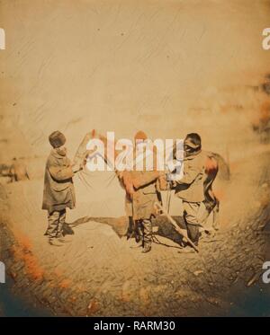 Captain Portal, 4th Light Dragoons equipped for Balaklava Stock Photo ...