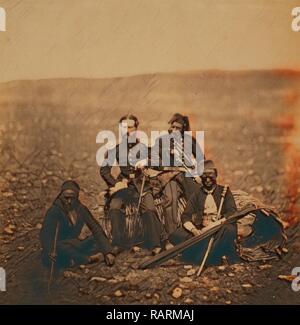 Ismail Pacha & Mr. Thompson of the Commissariat Stock Photo - Alamy