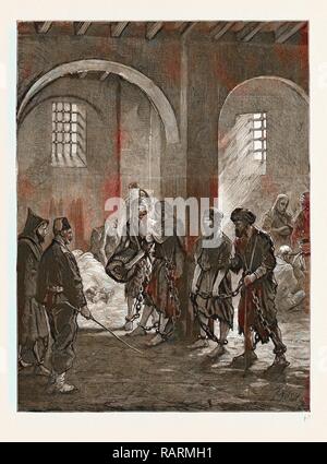 INTERIOR OF A CONVICT PRISON, CAIRO, EGYPT, 1876 Stock Photo - Alamy