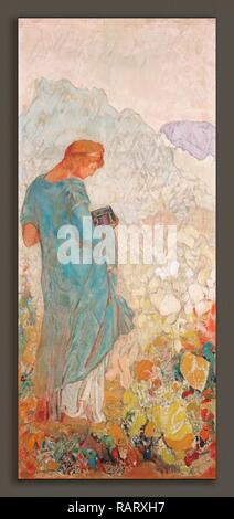 Pandora by Odilon Redon (1840-1916), oil on canvas, c. 1914 Stock Photo ...