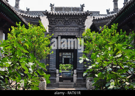 Chinese Garden. Oriental Courtyard of Traditional Architecture in a old ...