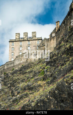 The Edinburgh Castle in downtown, Edinburgh, Scotland, United Kingdom ...
