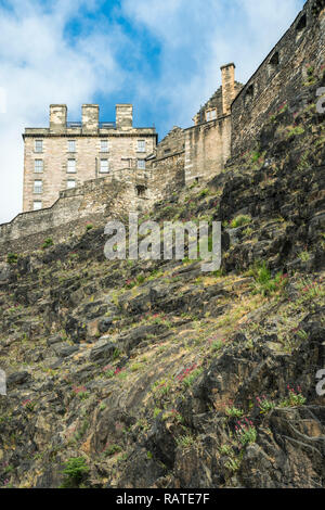 The Edinburgh Castle in downtown, Edinburgh, Scotland, United Kingdom ...
