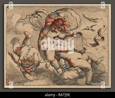 Three Flying Putti Stock Photo - Alamy