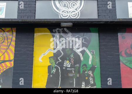 Street Art at Stonebridge Park Tube Station Graffiti Stock Photo - Alamy