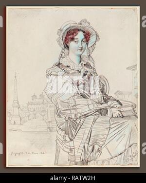 Mrs. Charles Badham 1816 by Jean Auguste Dominique Ingres Stock Photo ...