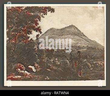 Christoph Nathe (German, 1753 - 1806), Landeskrone Mountain near ...