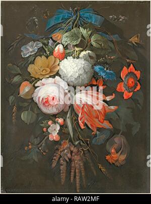 Abraham Mignon (German, 1640 - 1679 ), Still Life with Fruit, Fish, and ...