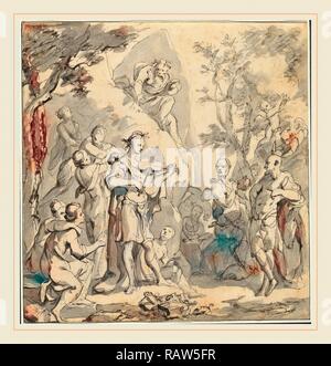 Johann Spillenberger, The Contest between Apollo and Pan before King ...