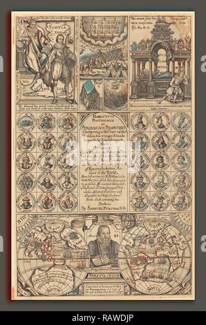 British 17th Century, Frontispiece, published 1625, engraving Stock ...
